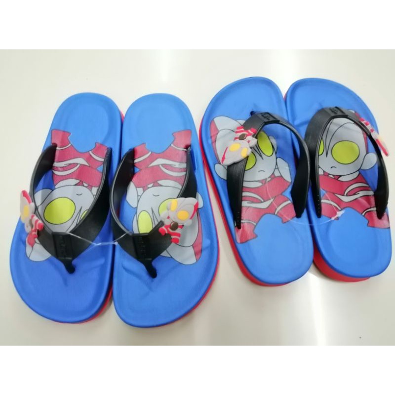 Selipar budak lelaki ultraman spiderman Batman getah kalis air ringan# ...