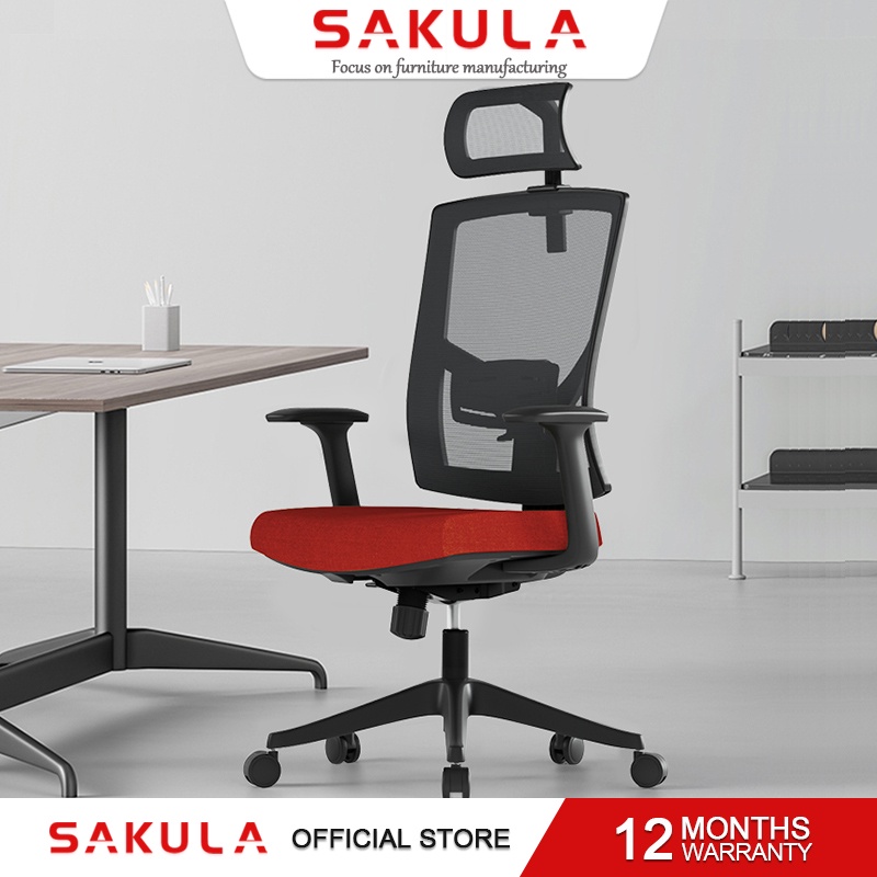 SAKULA Kerusi Office Chair Ergonomic Chair | Shopee Malaysia
