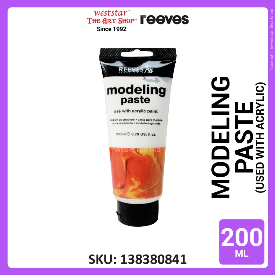 [Weststar TAS] Reeves Modeling Paste (200ml) | Shopee Malaysia