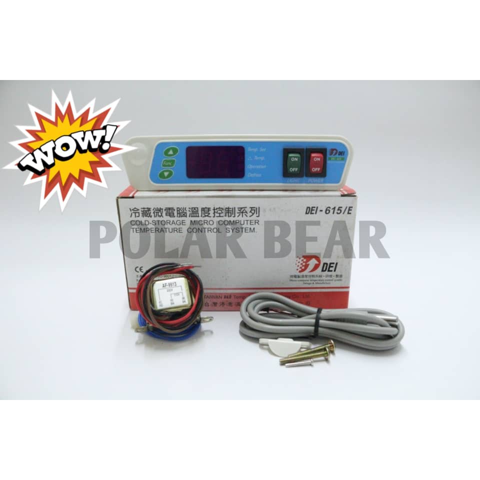 CHILLER DIGITAL TEMPERATURE CONTROLLER DEI - 615E FOR REFRIGERATION ...