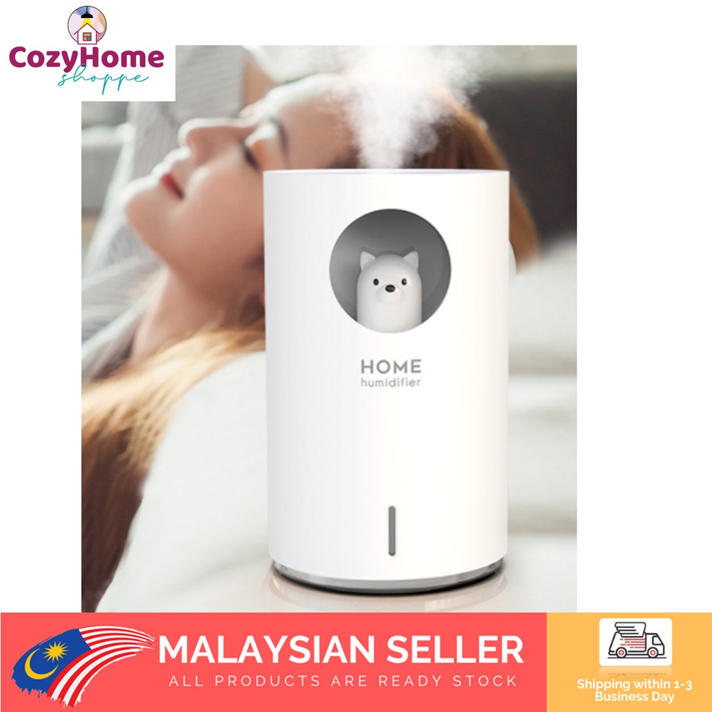 Large Cute Bear Air Humidifier 700ML (Portable Meng Chong M107 USB ...