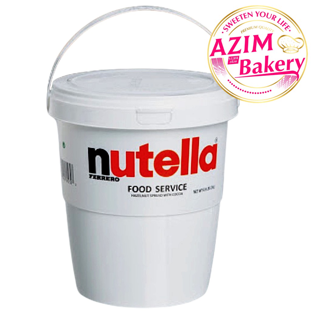Ferrero Nutella Hazelnut Spread With Cocoa 3kg (Halal) by Azim Bakery ...