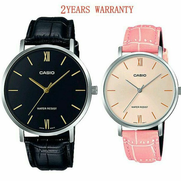 [2YEARS WARRANTY] ORIGINAL CASIO MTP-VT01L-1B & LTP-VT01L-4B MEN ...