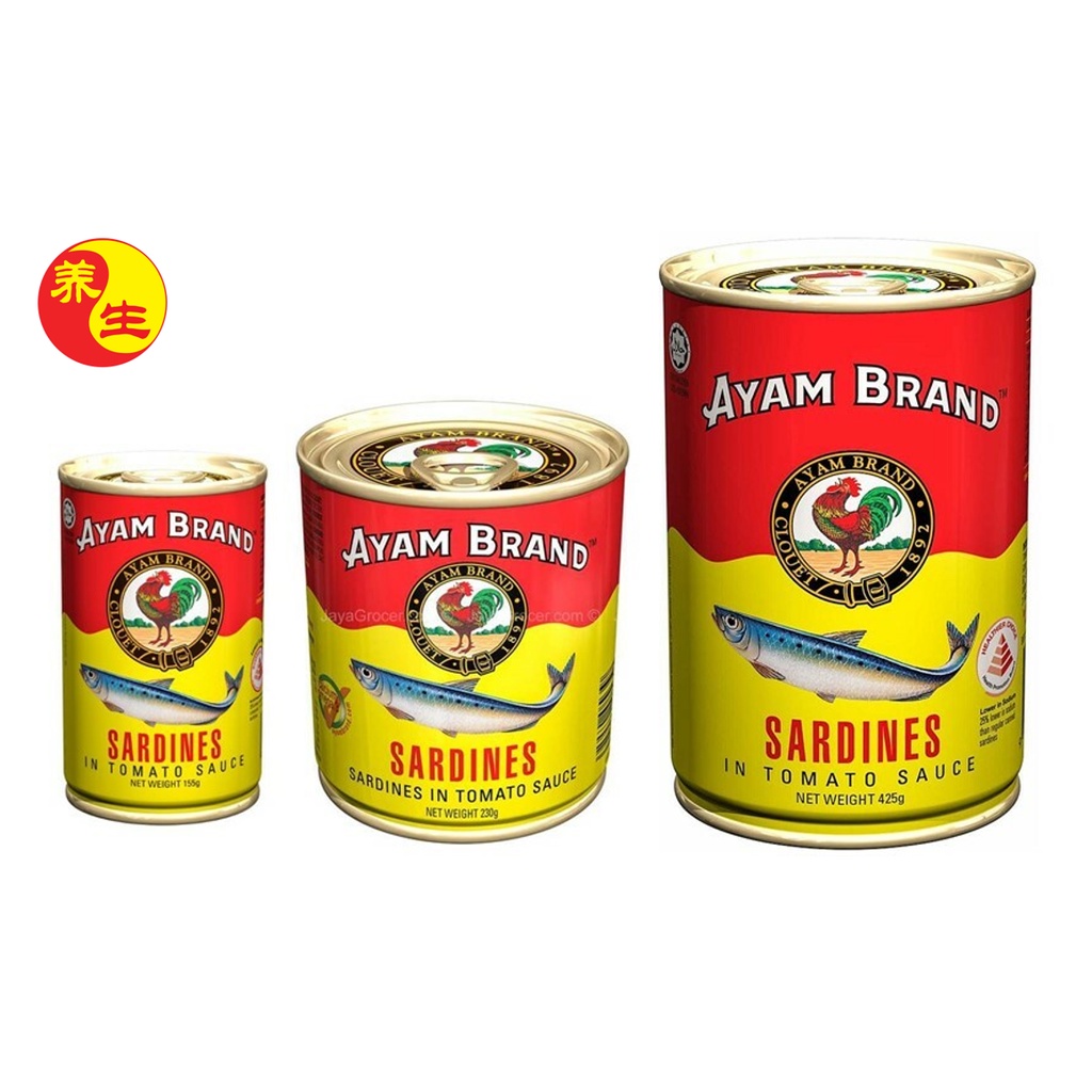 YST Ayam Brand Sardine in Tomato Sauce155g/230g/425g | Shopee Malaysia