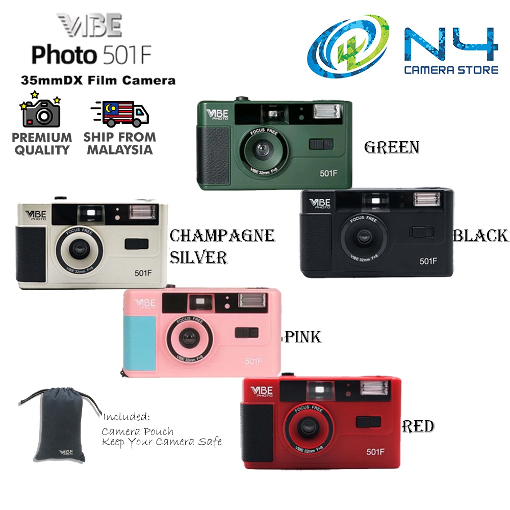 Vibe Photo 35mmDX Film Camera 501F | Shopee Malaysia