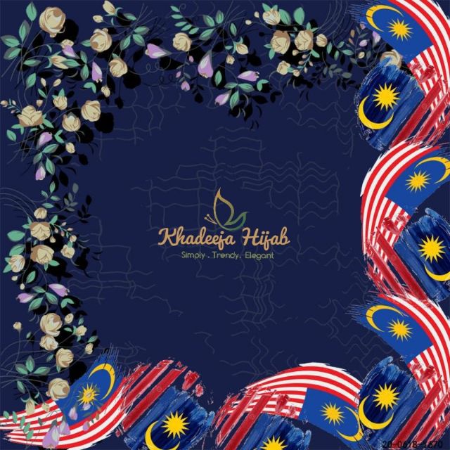 Bawal Merdeka Flora & Flag | Shopee Malaysia