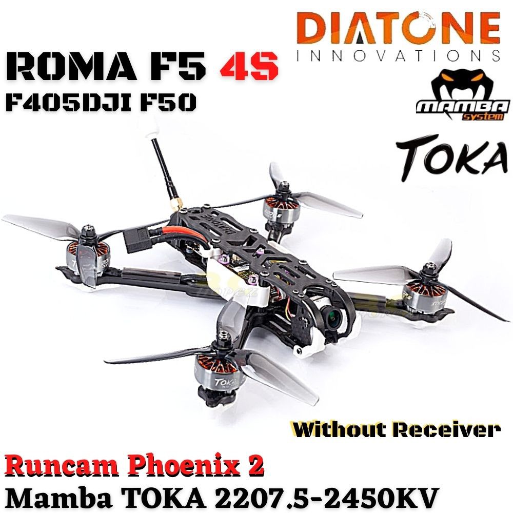 Diatone Roma F5 4S Freestyle Mamba F405DJI FC F50 ESC With Runcam ...