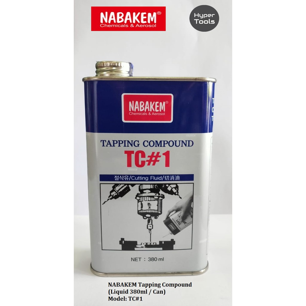 NABAKEM Tapping Compound (Liquid 380ml / Can) - Model: TC#1 | Shopee ...