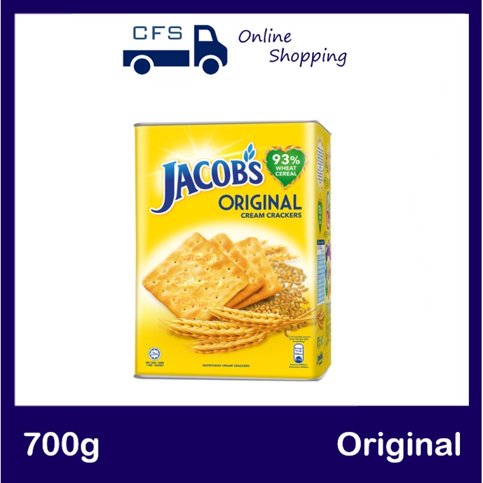 Jacob's Cream Crackers Original Tin (600g) | Shopee Malaysia