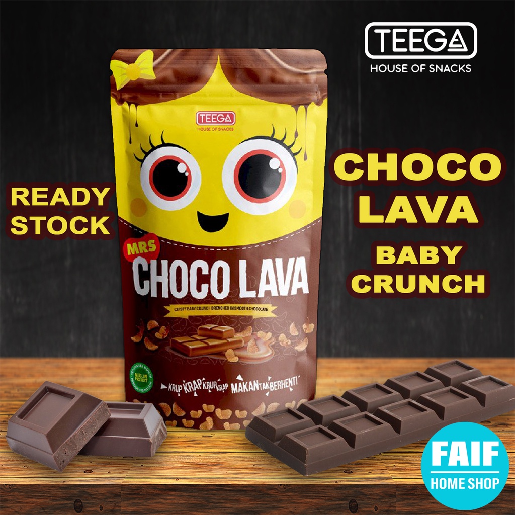 TEEGA CHOCO LAVA CRISPY BABY CRUNCH [READY STOCK] | Shopee Malaysia