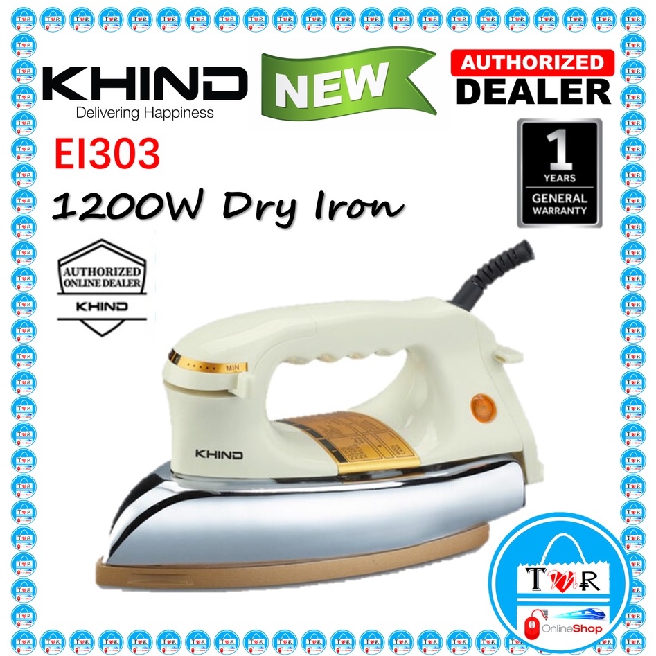 khind Electric Dry Iron El303 / Seterika 2kg /Panasonic NI-415EWT Non ...