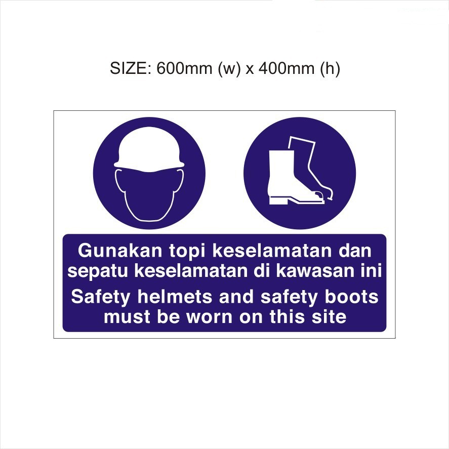 PROGUARD | MD 1801/ MD 2801 - SAFETY SIGNAGE GUNAKAN TOPI KESELAMATAN ...