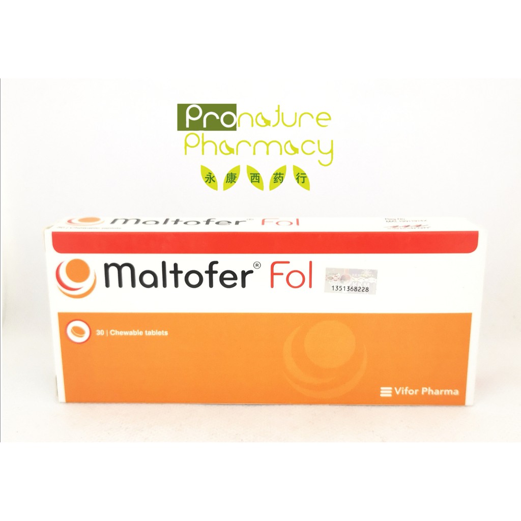 VIFOR PHARMA MALTOFER FOL IRON TABLET 30'S | Shopee Malaysia