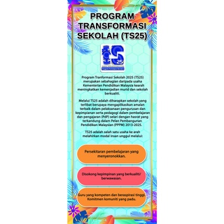 BANNER SEKOLAH PROGRAM TS25 (READY STOCK) | Shopee Malaysia