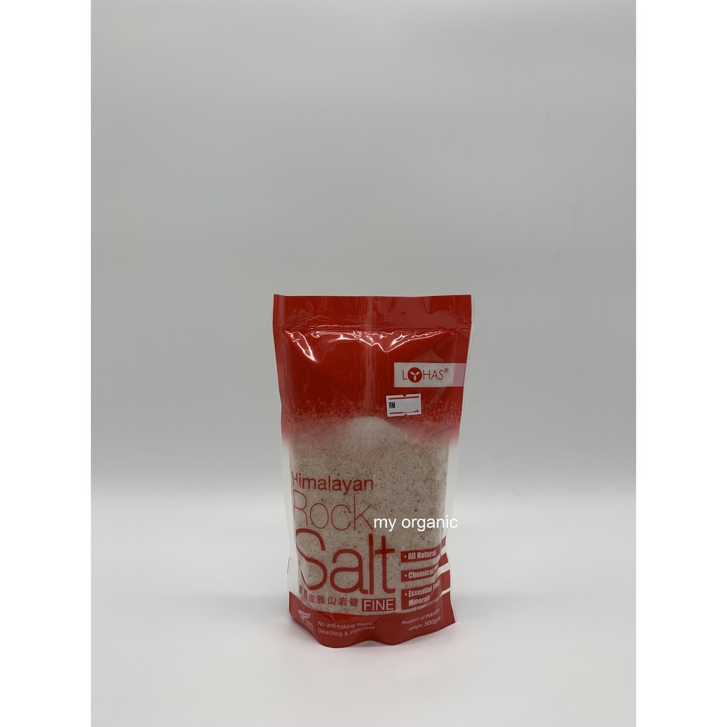 LOHAS NATURAL HIMALAYAN ROCK SALT (FINE) 500G | Shopee Malaysia LOHAS NATURAL HIMALAYAN ROCK SALT (FINE) 500G | Shopee Malaysia