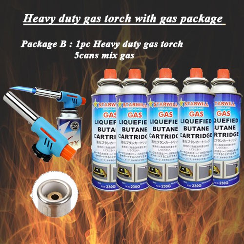 EHARDWARE ⚒ MULTI PURPOSE GAS TORCH (Heavy Duty) Camping Gas Butane Gas ...