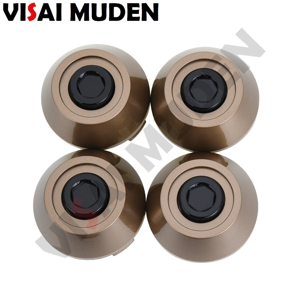 Car Styling 64MM OD / 61MM ID Wheel Center Cap Bronze & Silver Sport ...