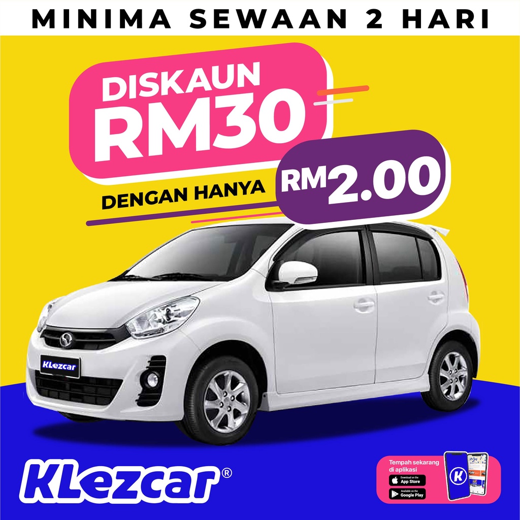 Kupon Kod Diskaun RM30 Klezcar Car Sharing | Car Rental Malaysia ...