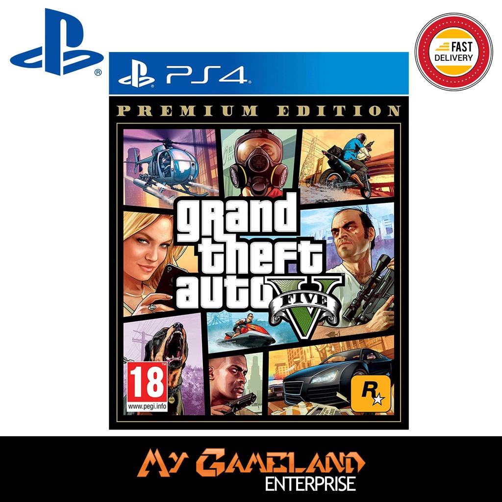 PS4 Grand Theft Auto 5 | Grand Theft Auto V Edition | GTA 5 Premium ...
