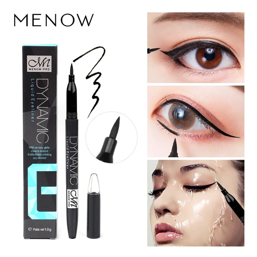 MENOW Eyeliner Black Long Lasting Matte Waterproof | Shopee Malaysia