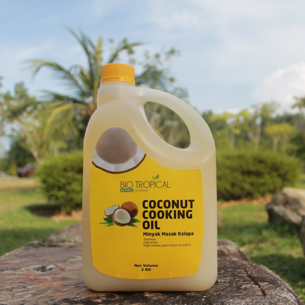 Bio Tropical Coconut Cooking Oil 2kg | Shopee Malaysia