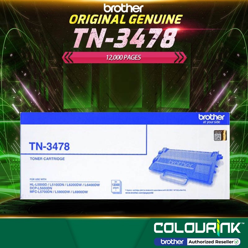Brother Original TN-3478 Toner 12K HL-L5100DN｜HL-L6400DW｜DCP-L5600DN ...