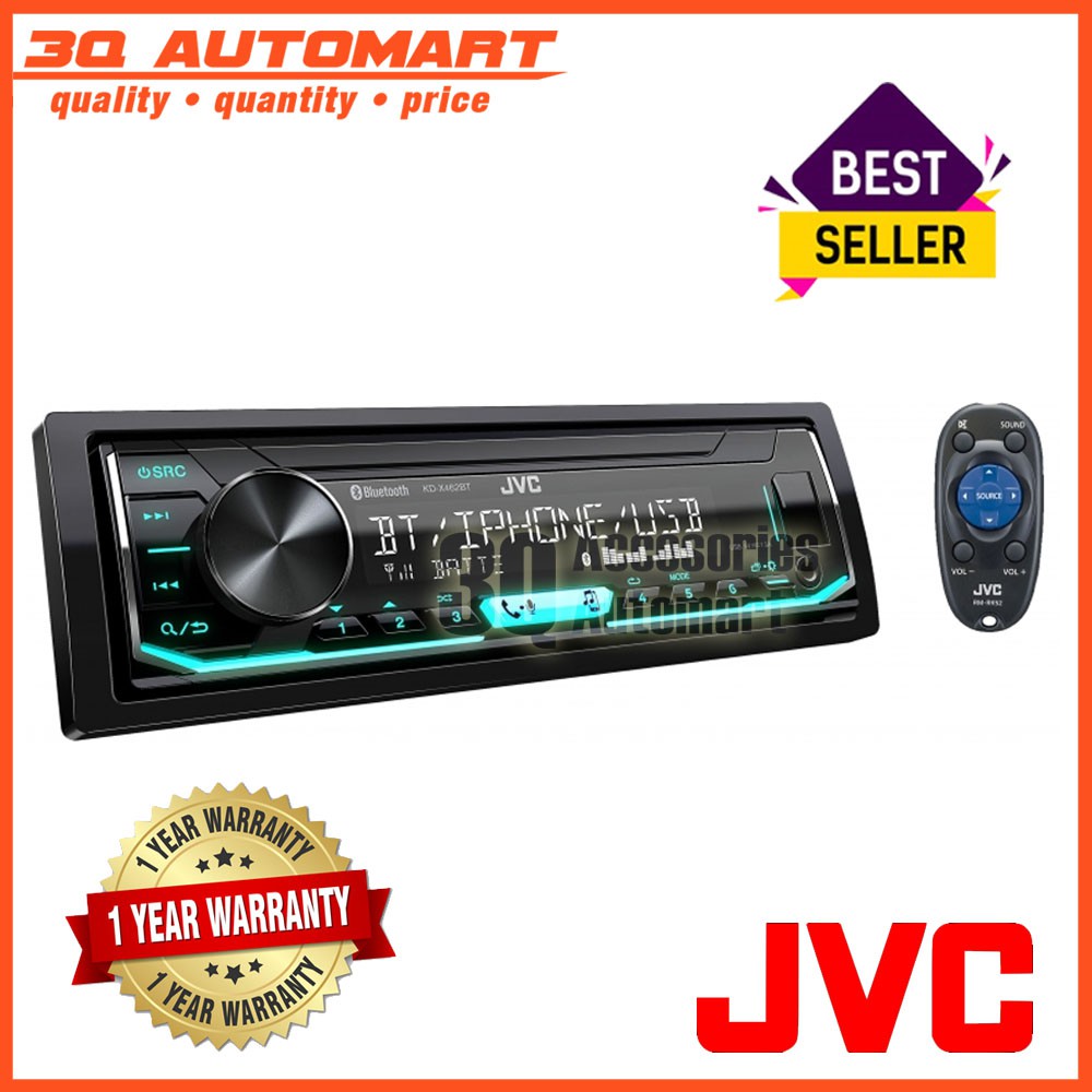 JVC KD-X462BT Digital Media Receiver with Bluetooth Wireless USB/AUX Input | Shopee Malaysia