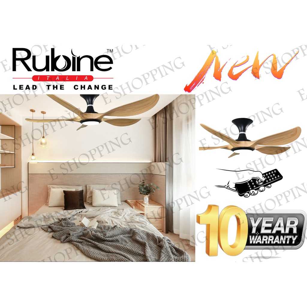 Rubine Inverter DC Motor Ceiling Fan RAFFICA56-5BL-PW / Ceiling Fan 56 ...