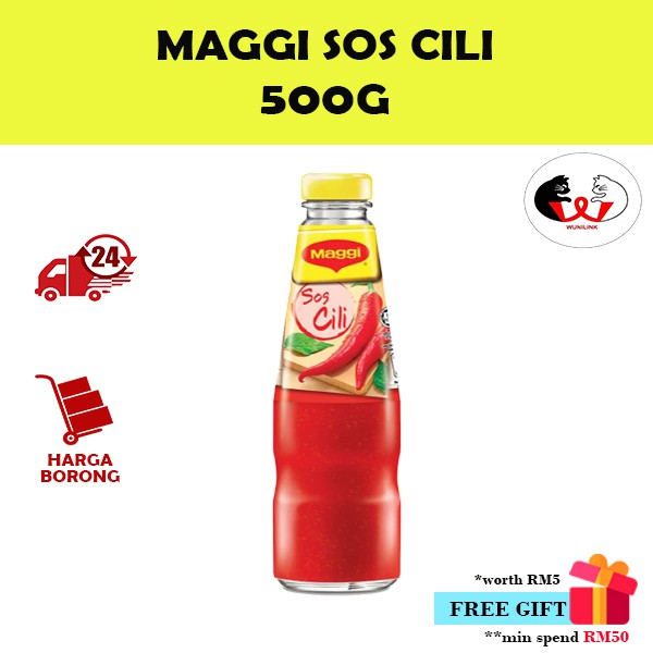 MAGGI Chilli Sauce (500g) / MAGGI Sos Cili (500g) / Sos Cili Cap MAGGI ...