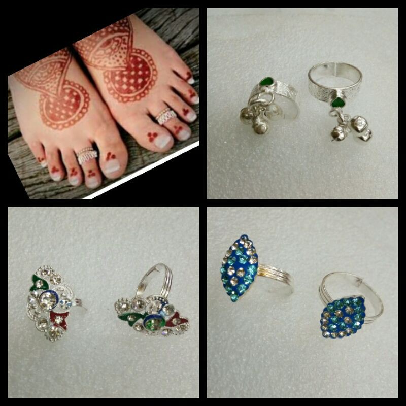 Indian ethnic Toe Ring (Metti) | Shopee Malaysia