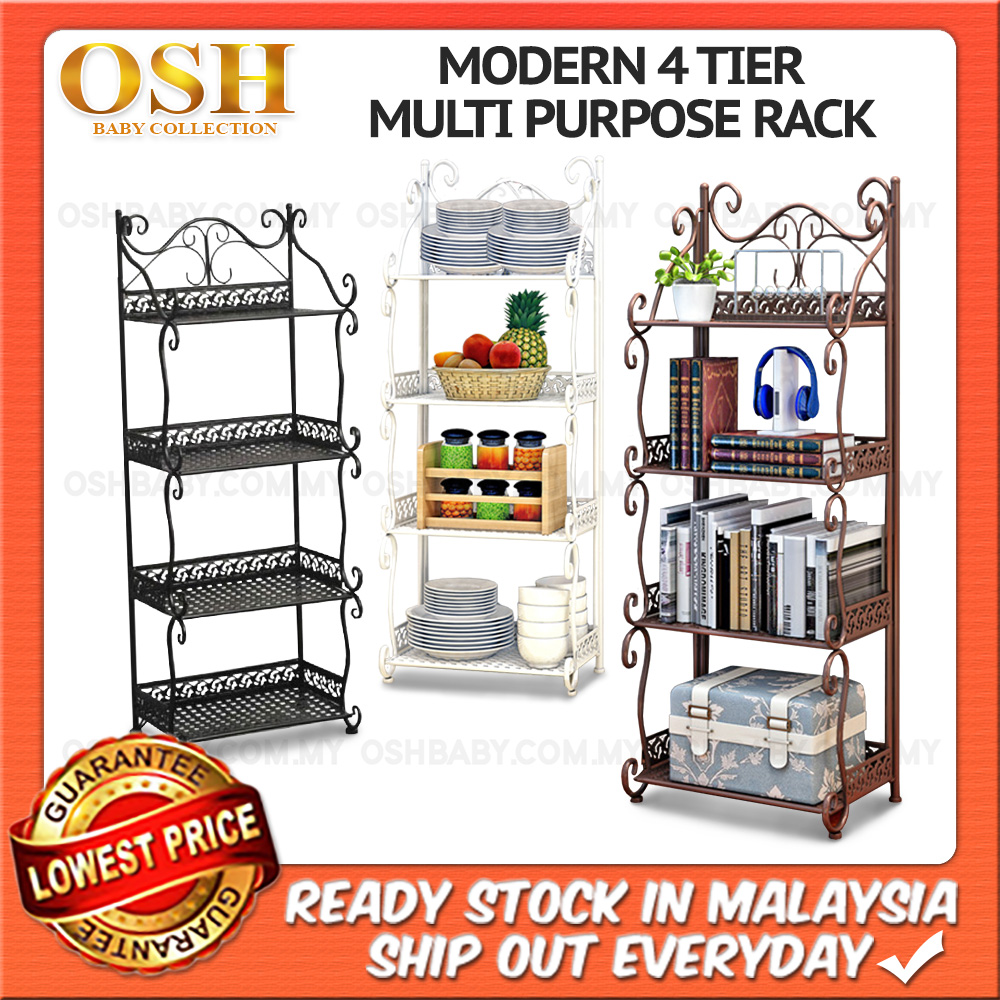 **osh royal classic modern 4 tier multi purpose rack | BeeCost