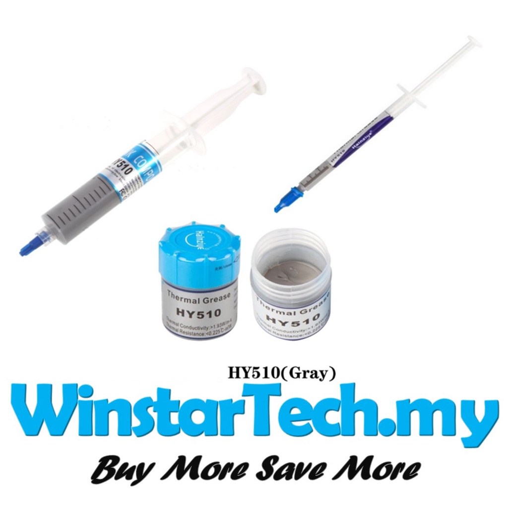 HY510 Thermal Paste Grease Compound Heat Sink Cooling Cooler CPU ...