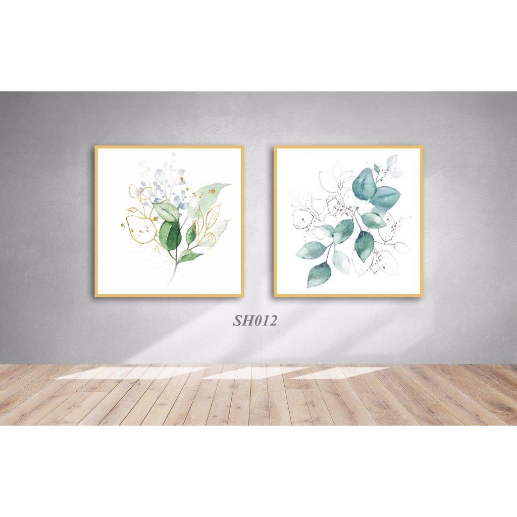 NEW 2020 FLORAL 20X20 INCH FRAME CANVAS SET | Shopee Malaysia