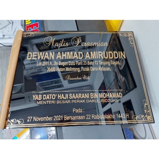 PAPAN TANDA signage PERASMIAN | Shopee Malaysia