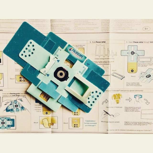 Foldscope Paper Microscope [2 Micron Lense That Can View Bacteria ...