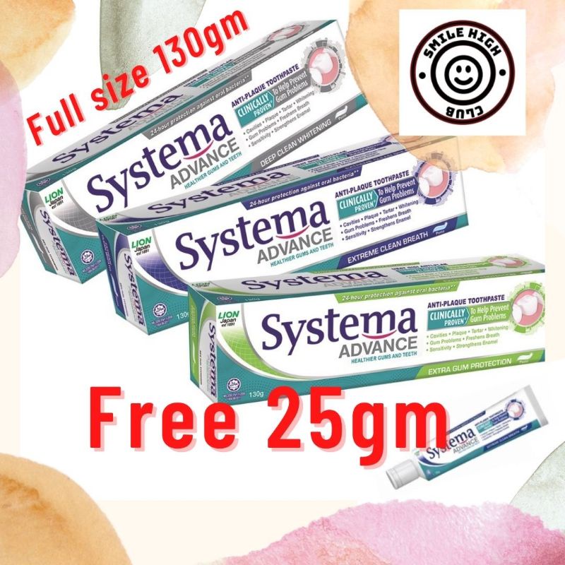 Systema Advance Toothpaste Gum care/whitening/clean breath | Shopee ...