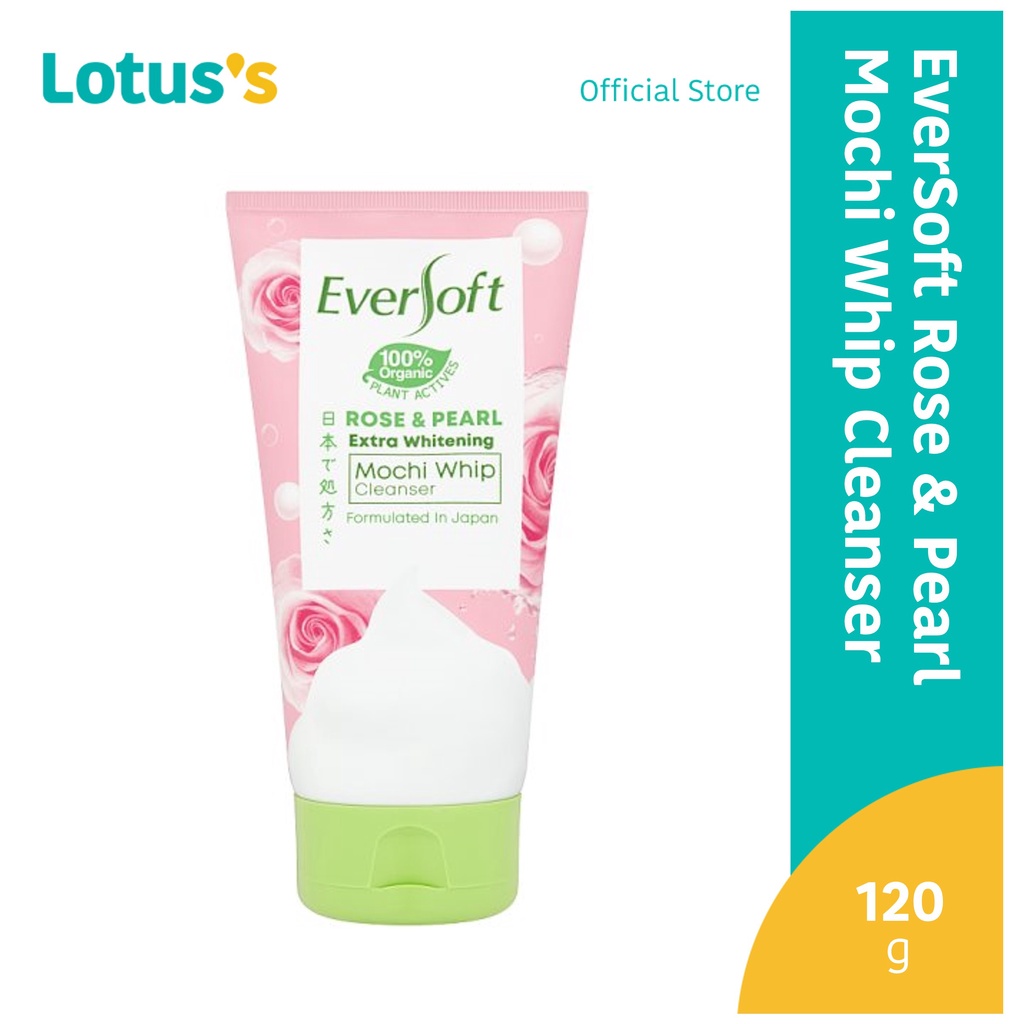 EverSoft Rose & Pearl Mochi Whip Cleanser 120g | Shopee Malaysia