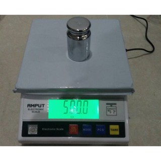 AMPUT 10kg/1g, 7.5kg/0.5g, 6kg/0.1g, 5kg/0.1g, 3kg/0.1g Digital Electronic Industrial Balance ...