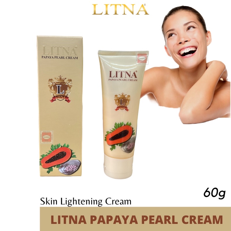 Litna Papaya Pearl Cream 60g | Skin Lightening Cream | Shopee Malaysia