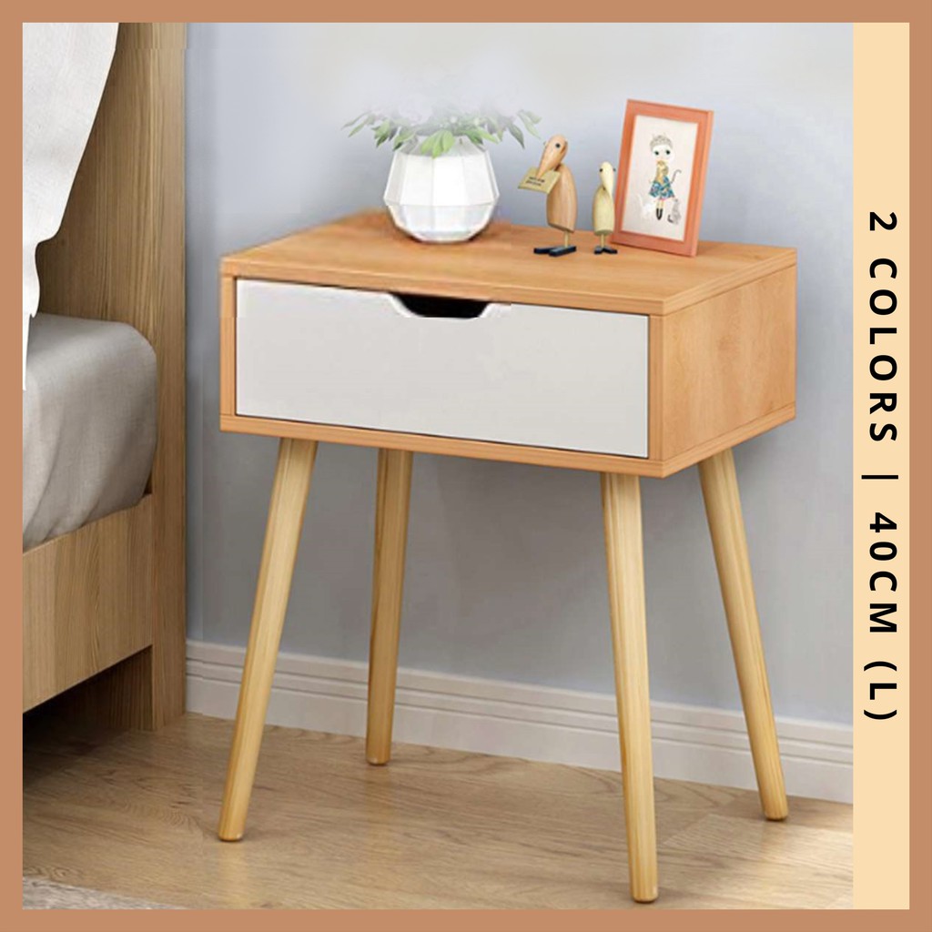 Elegant Bedside Table with Drawer [4004] | Shopee Malaysia
