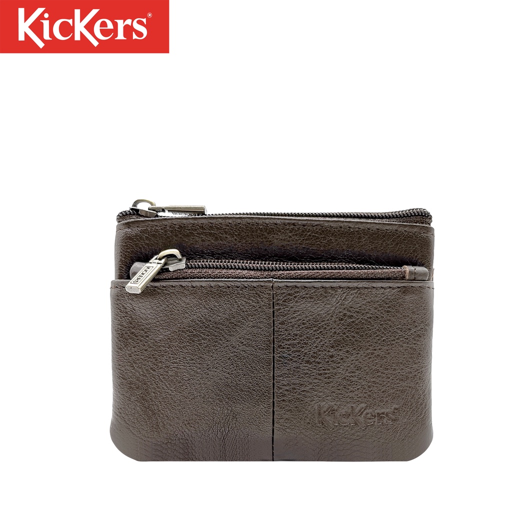 Kickers Signature Stamp Logo Genuine Leather Coin Purse KIC88369 ...