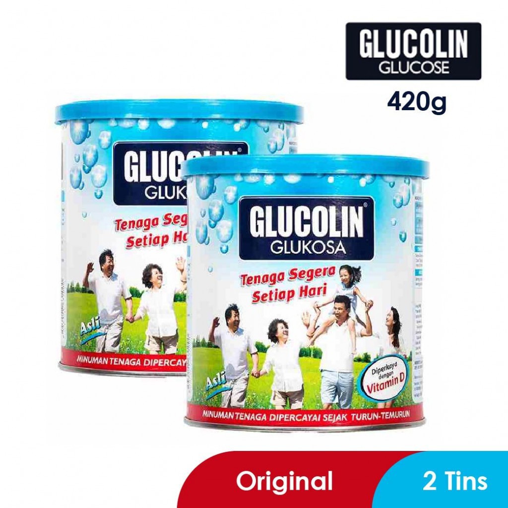 Glucolin Glucose Original Vitamin D 420g x 2 Tins | Shopee Malaysia