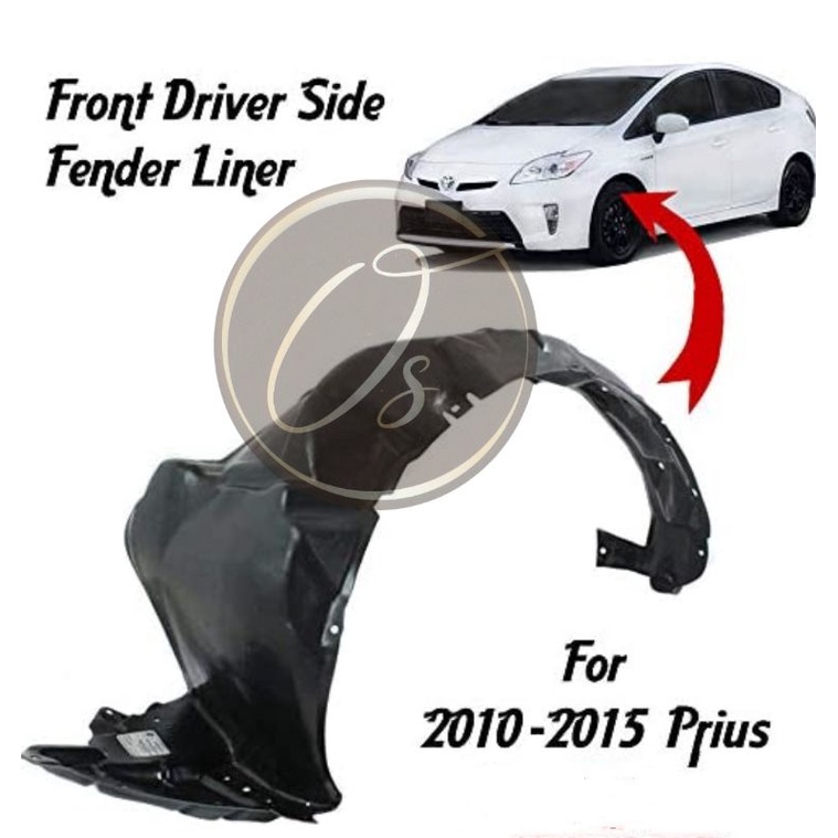 TOYOTA PRIUS 1.8 2010 - 2015 FRONT FENDER LINER DAUN PISANG COVER ...