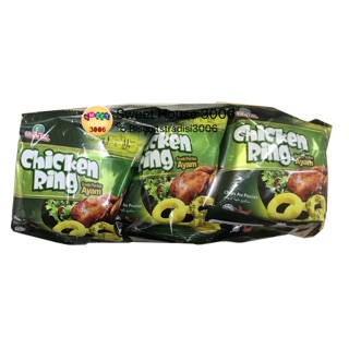Oriental Chicken Ring 14g x 8pkt Chiken Flavour Childhood Snack Jajan ...