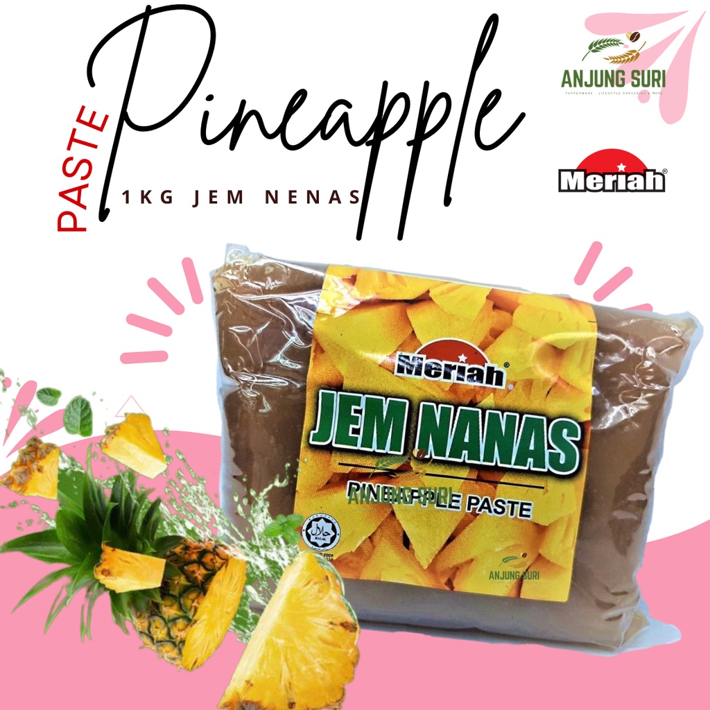 Jem Nanas Jenama Meriah Pineapple Paste 1kg Jem Tart Nenas Shopee Malaysia