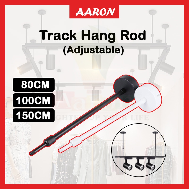 Track Light Hang Rod Adjustable Rod Extension Pole 80cm 100cm 150cm For ...