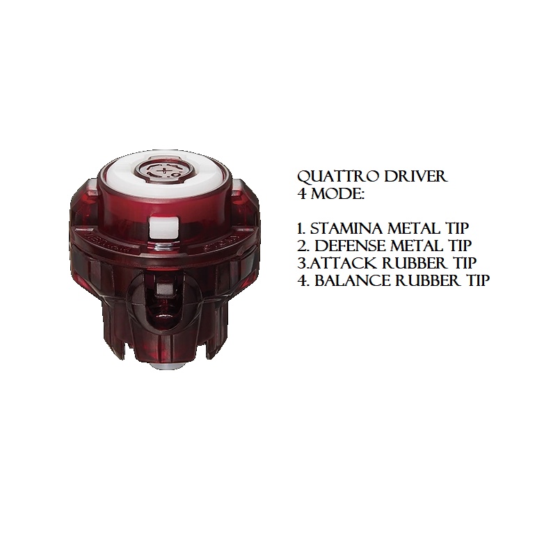 Takara Tomy Quattro/Quattro Dash Beyblade Driver | Shopee Malaysia