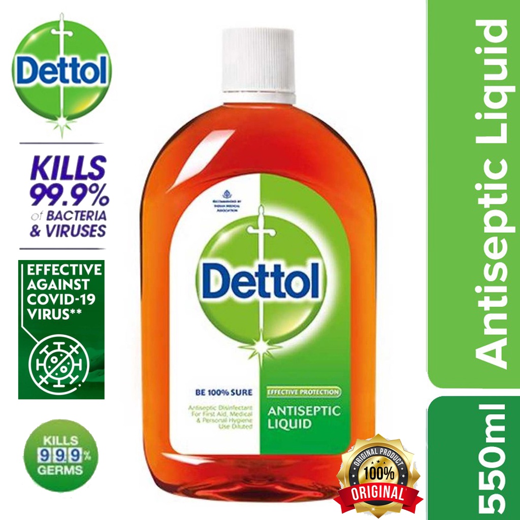 Dettol Brown Antiseptic Liquid 550ML | Shopee Malaysia