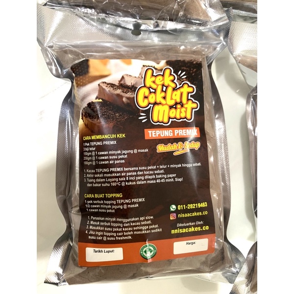 Premix Kek Coklat Moist | Shopee Malaysia