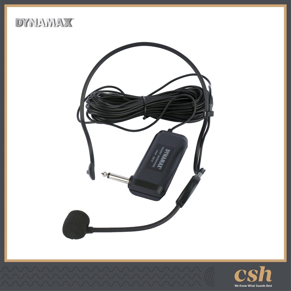 DYNAMAX EM137 Imam Headset Condenser Microphone Electret Condenser ...